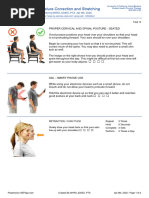 Isometric Neck & Shoulder Exercises | PDF