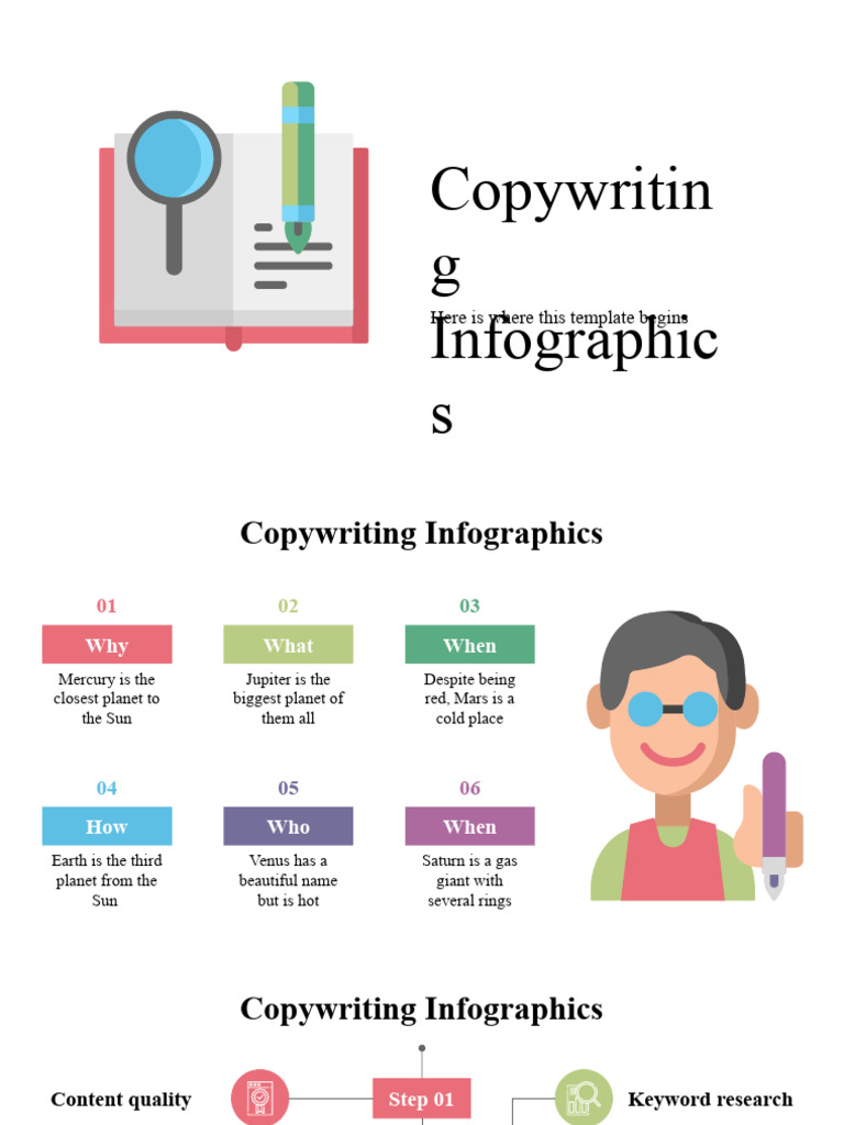 Copywriting Infographics by Slidesgo | PDF | Planets | Planets In Astrology