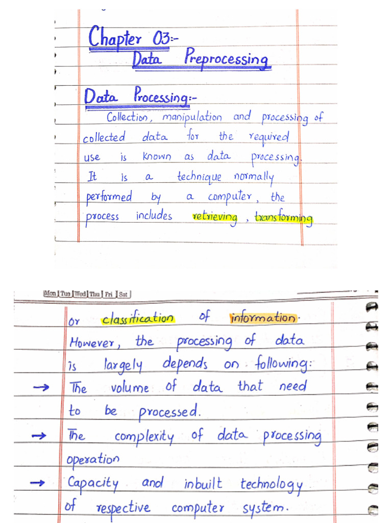 Data pre processing ? | PDF