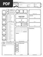 SW5E CharacterSheet (Fillable) | PDF | Role Playing Games
