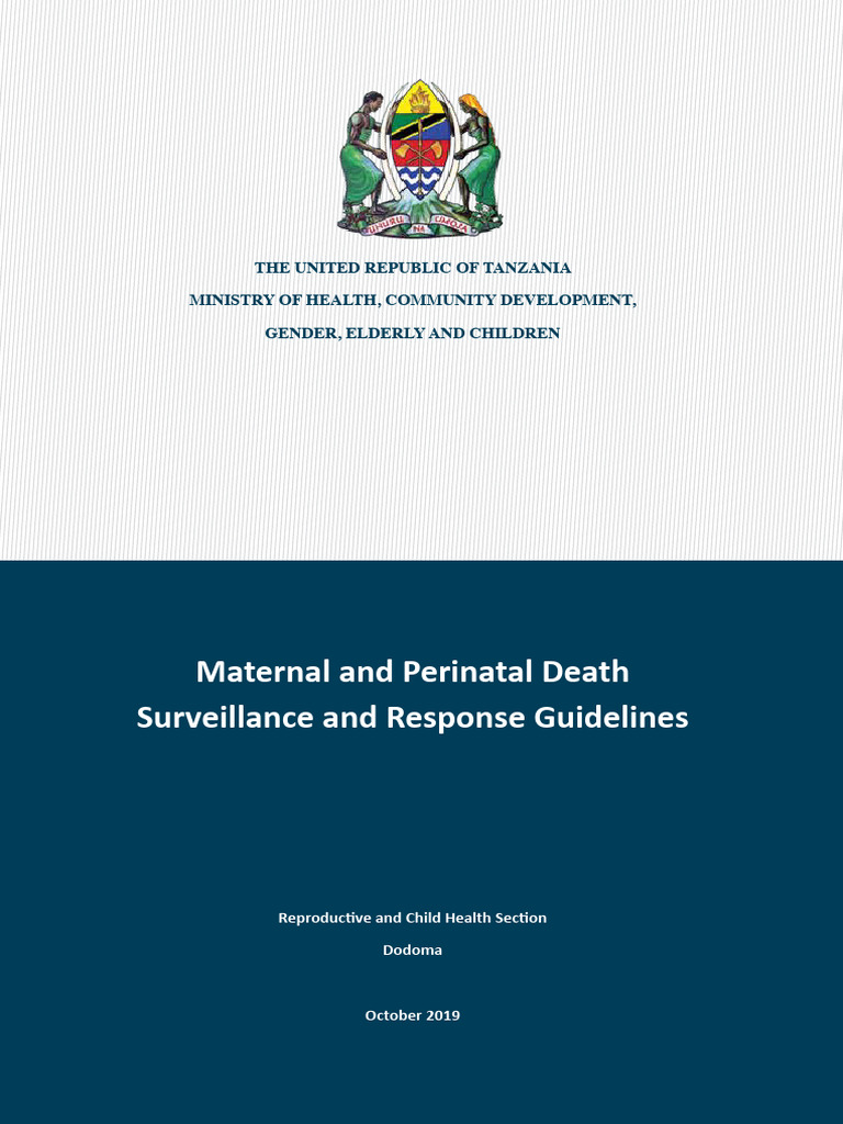 MPDSR Gudeline Final Aproved 6 - 11 - 2019 | PDF | Maternal Death ...