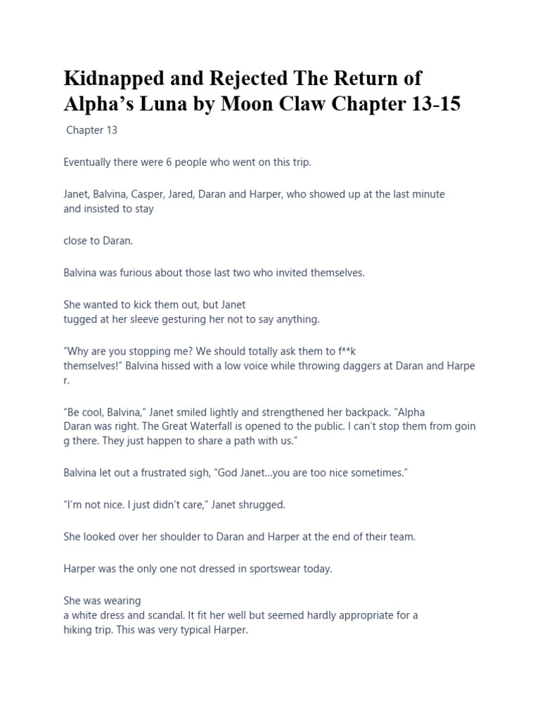 Kidnapped 13 15 | PDF