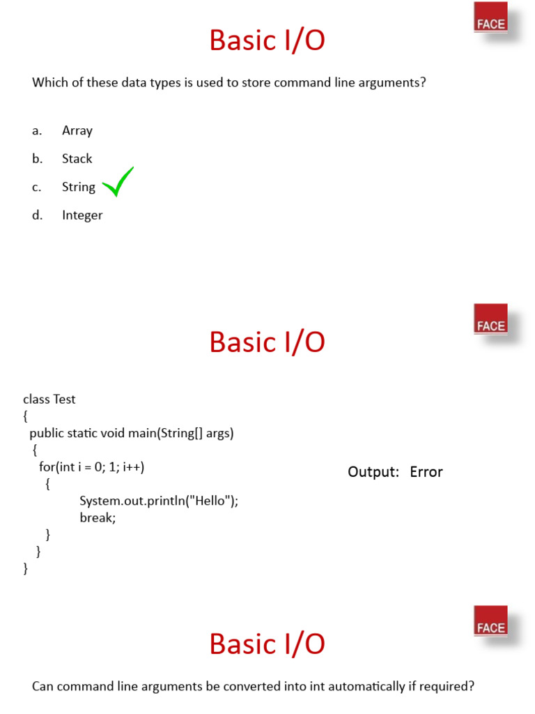 7. Solving Programming Questions Based on CLA, Solving MCQs Questions Based on CLA | PDF ...
