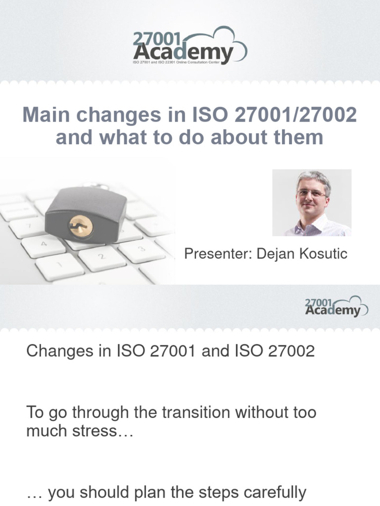 Main Changes in ISO 27001 27002 and What To Do About Them en ...