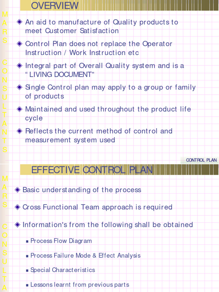 03 Control Plan | PDF | Engineering Tolerance | Quality Management System