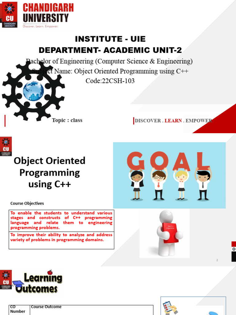 Lecture 2.1 | PDF | Class (Computer Programming) | Object Oriented Programming