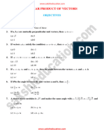 Vectors MCQ Class11 Physics | PDF