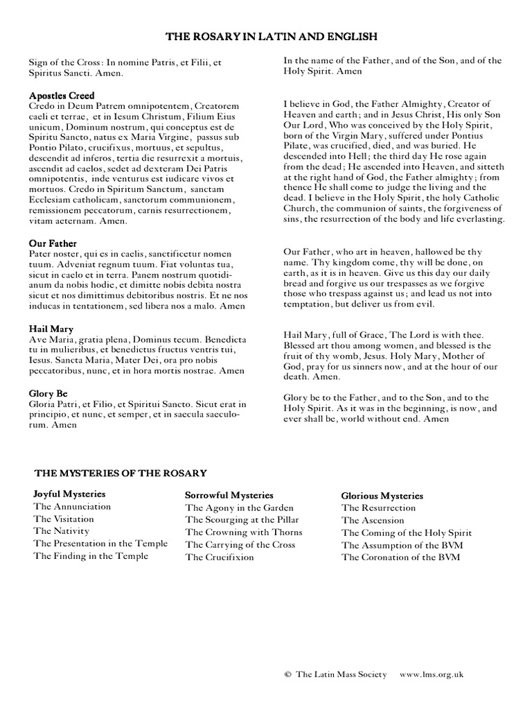 rosary | PDF | People From Nazareth | Western Christianity