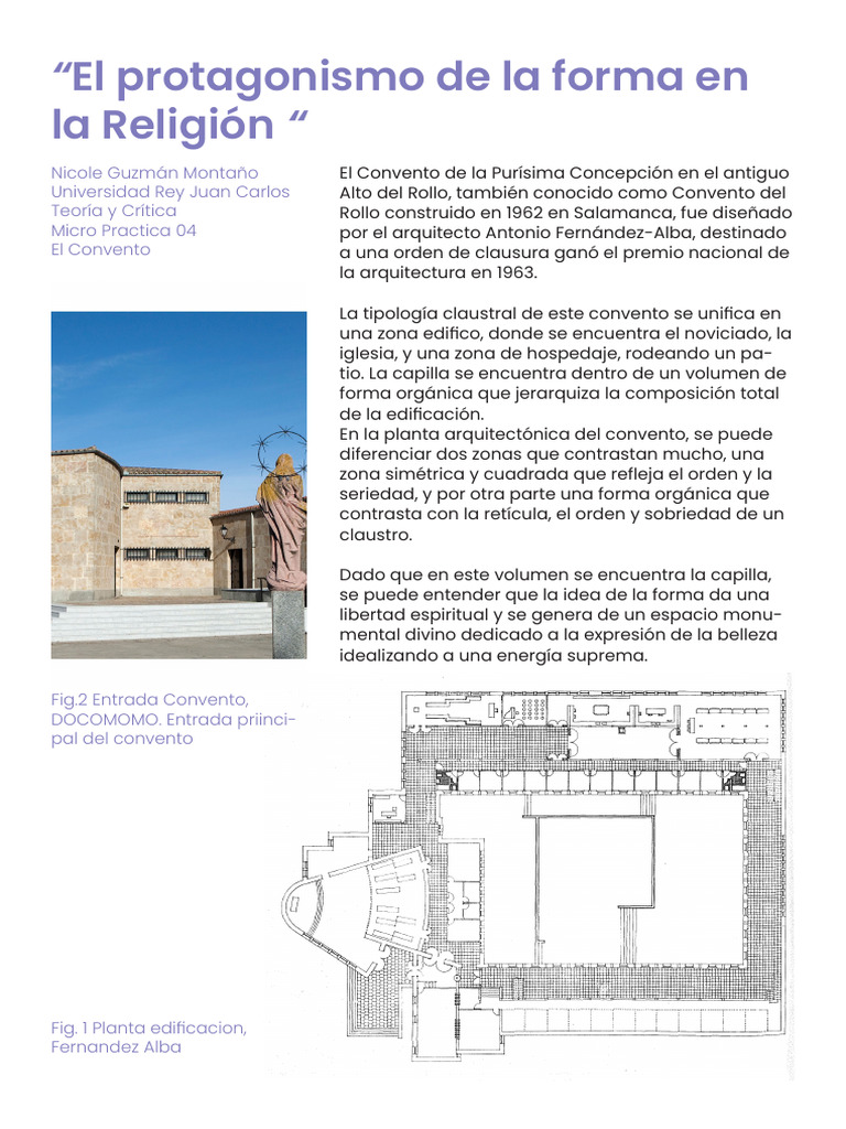 Convento del Rollo: Arquitectura Sagrada | PDF | Ciencias sociales ...