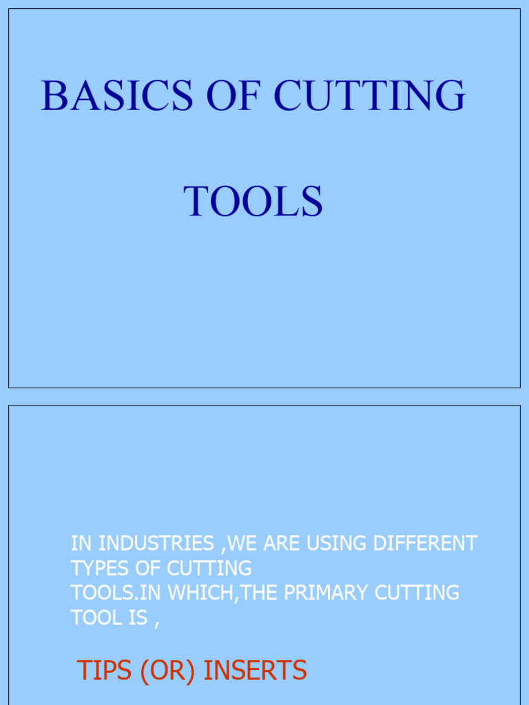 Basic of CNC Inserts | PDF | Chemical Vapor Deposition | Titanium