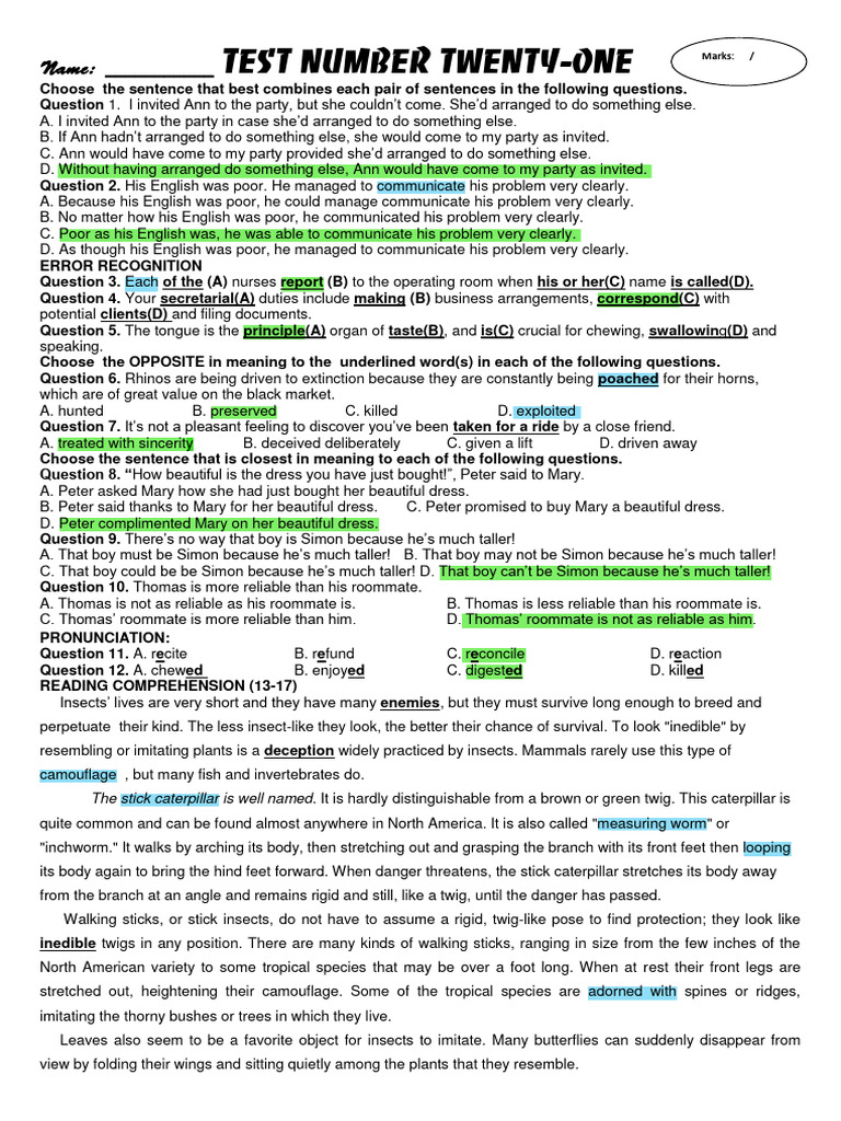 TEST-NUMBER-21-6-21 | PDF | Gender | Gender Studies