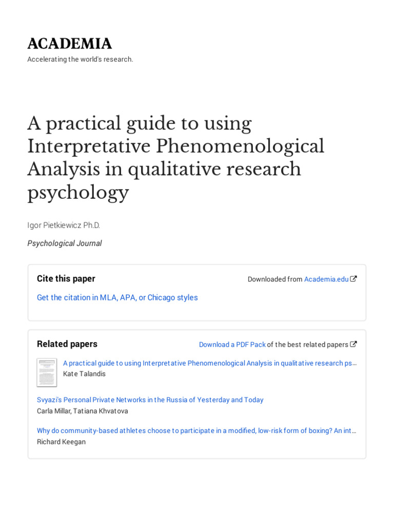 2014 Pietkiewicz Smith - A Practical Guide To Using IPA-with-cover-page ...