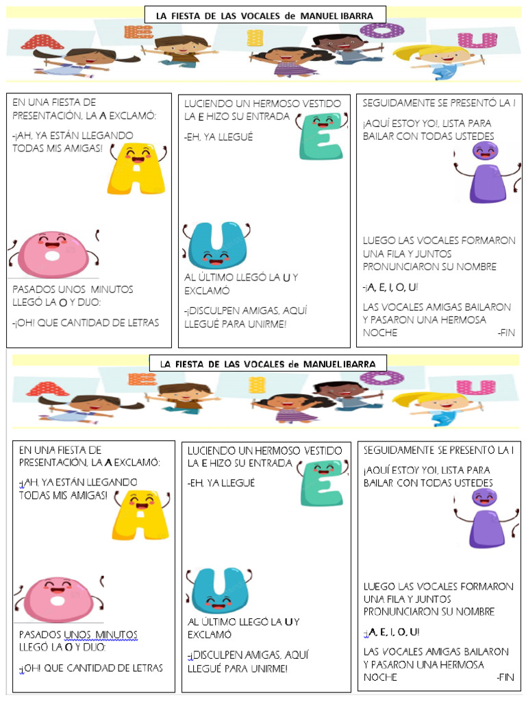 Las Vocales | PDF