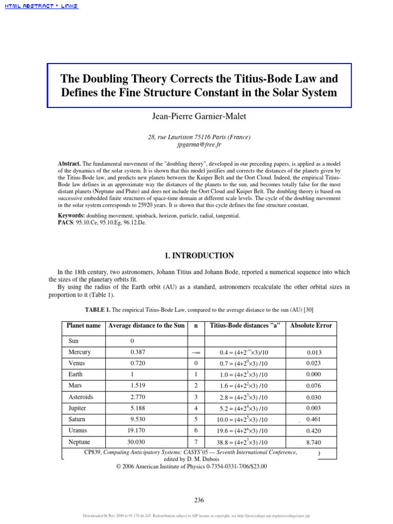 doubling_theory-1 | PDF | Planets | Apsis