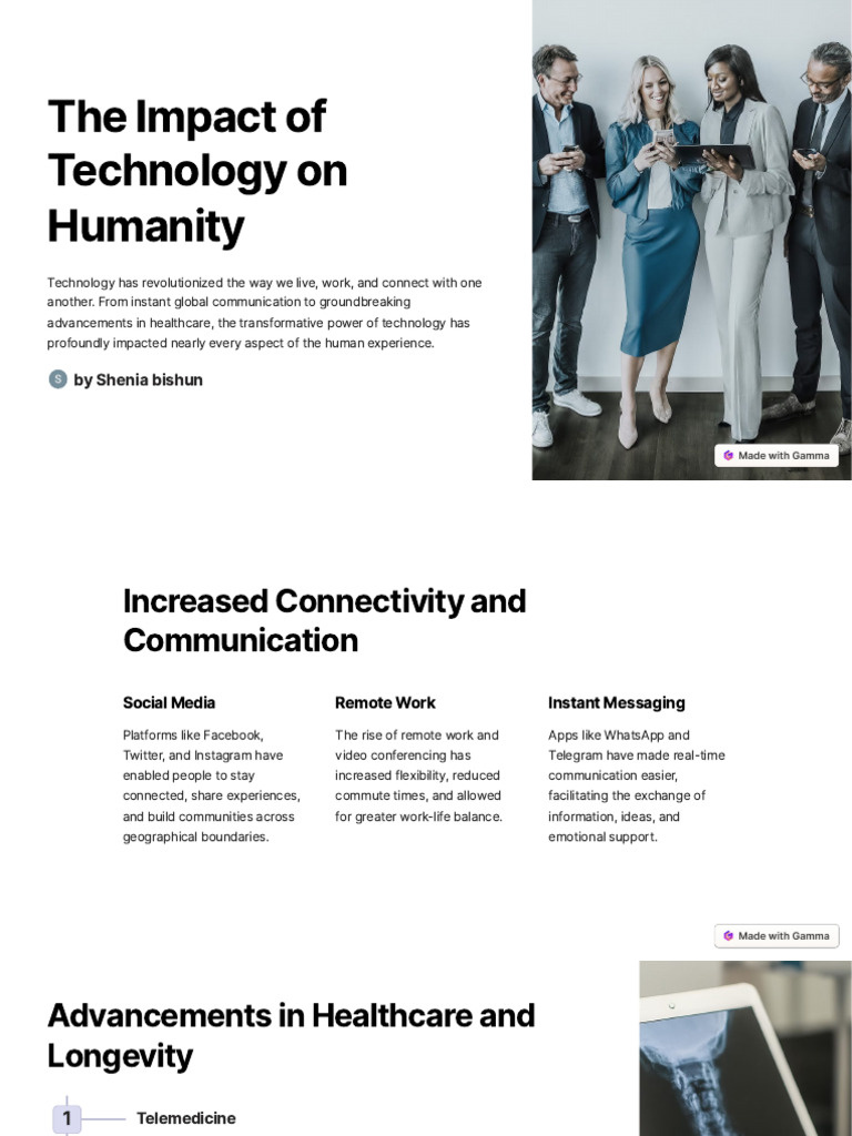 Technology's Impact on Humanity | PDF | Computer Security | Security