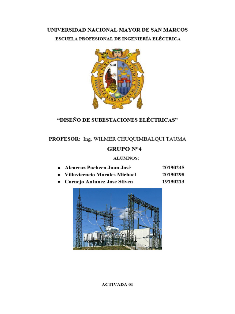 Tarea 1 Diseño de Ssee | PDF | Ingenieria Eléctrica | Transmisión de ...
