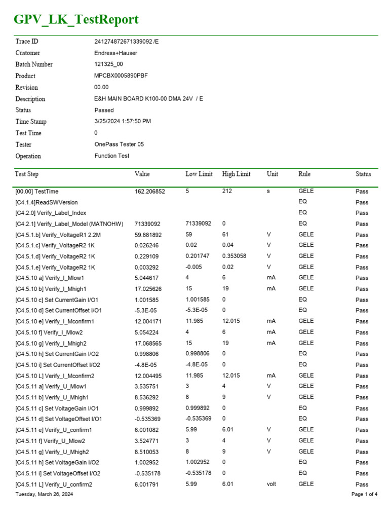 Test Report Sample | Download Free PDF | Length | Metrology
