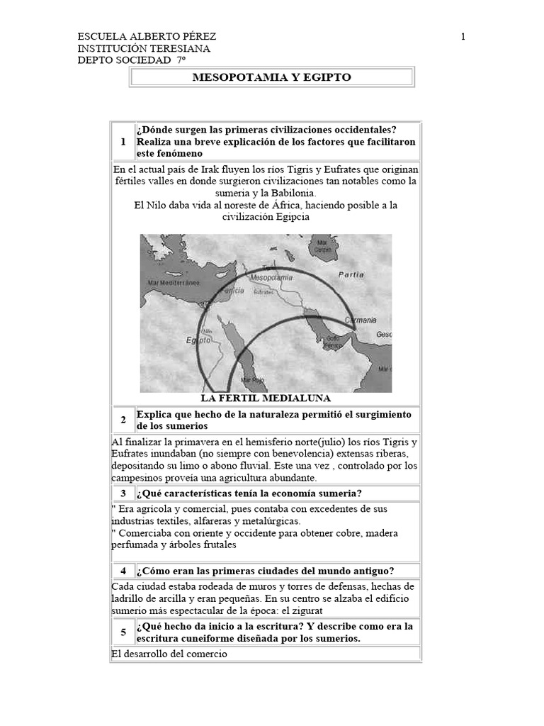 MESOPOTAMIA Y EGIPTO 7-¦ | PDF | Antiguo Egipto | Sumeria MESOPOTAMIA Y EGIPTO 7-¦ | PDF | Antiguo Egipto | Sumeria
