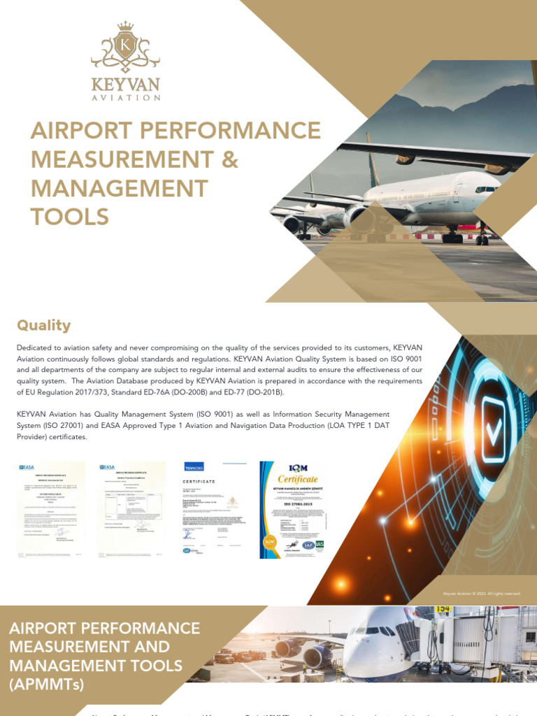 KEYVAN Aviation - APMMT - Presentation | PDF | Airport | Databases