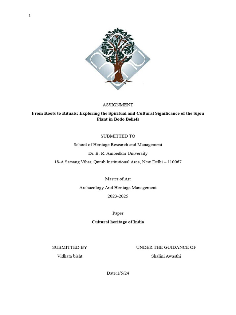 Cultural Heritage of India | PDF | God | Rituals