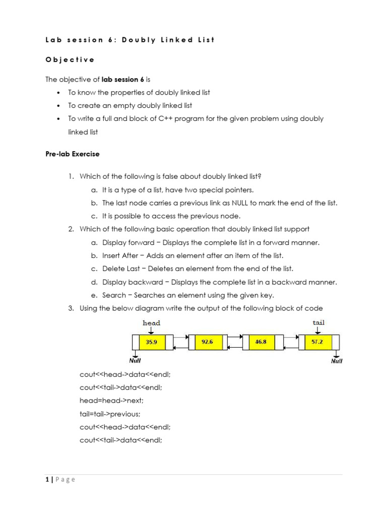 Dsa Lab Session 6 Pdf Computer Programming Algorithms And Data Structures 