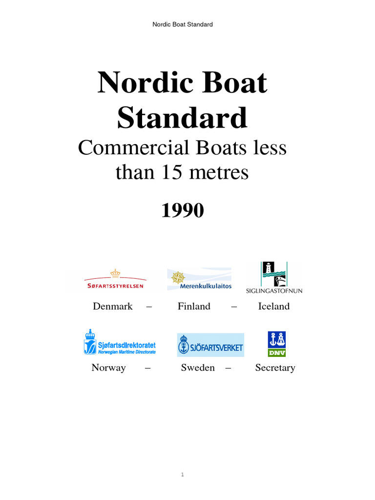 Nordic Boat Standards | Download Free PDF | Pascal (Unit) | Boats