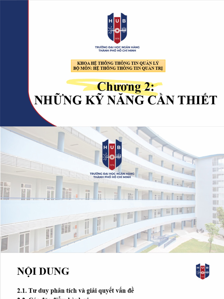 (Phan Tich Kinh Doanh) Chuong 2 - Nhung Ky Nang Can Thiet | PDF