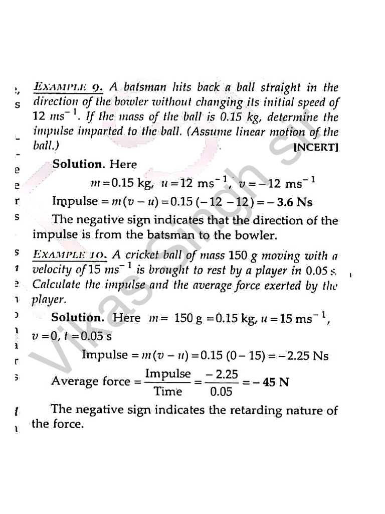 Imp - Questions Laws of Motion XI Physics | PDF