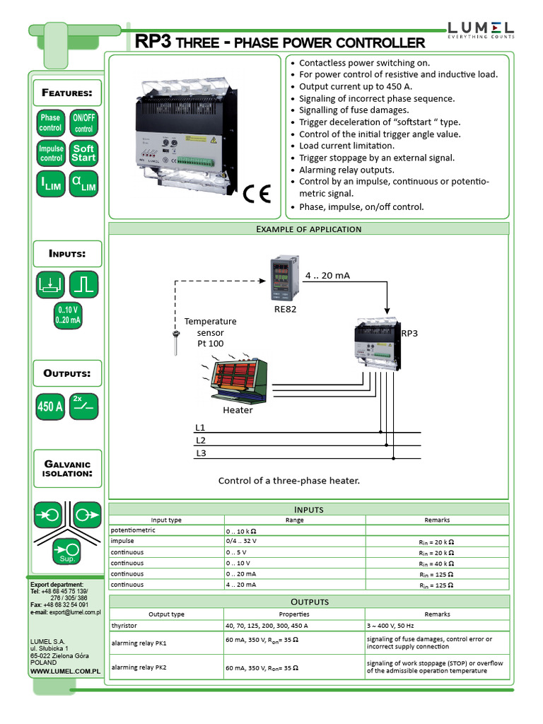 RP3 Data Sheet | PDF | Electrical Equipment | Equipment