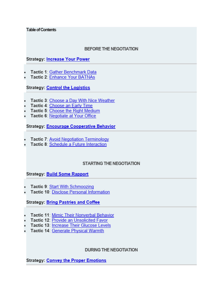 3-5. Guidelines To Successful Negotiation | PDF | Negotiation | Anger