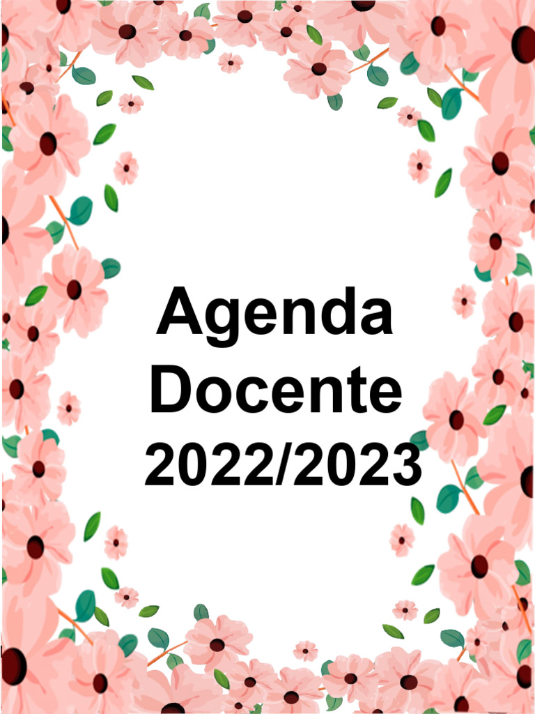 Agenda Docente 1 | PDF | Calendario