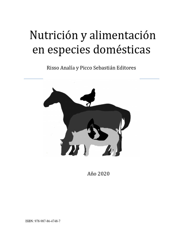 Nutrición y Alimentación en Especies Domésticas, Cátedra Nutrición Animal | PDF | Tejido adiposo ...