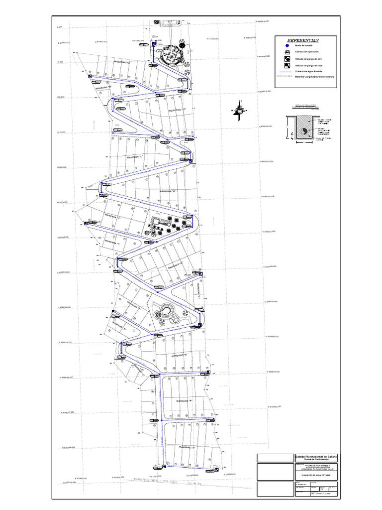 Plano Red Agua Potable | PDF