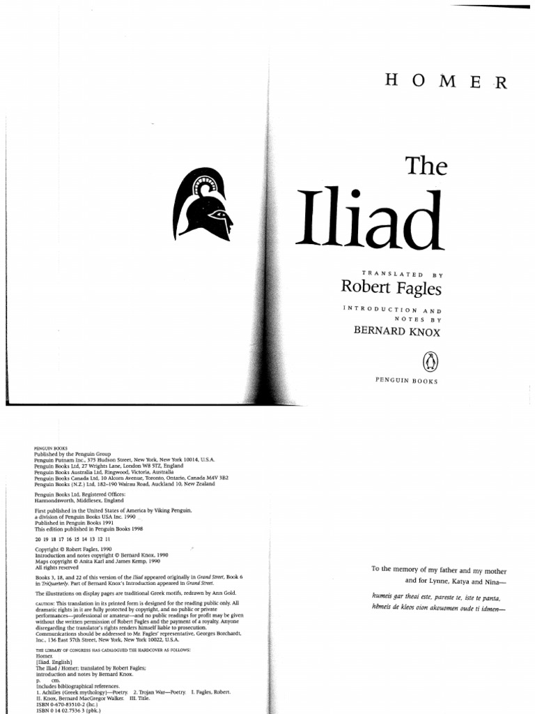Iliad Book 23 | PDF