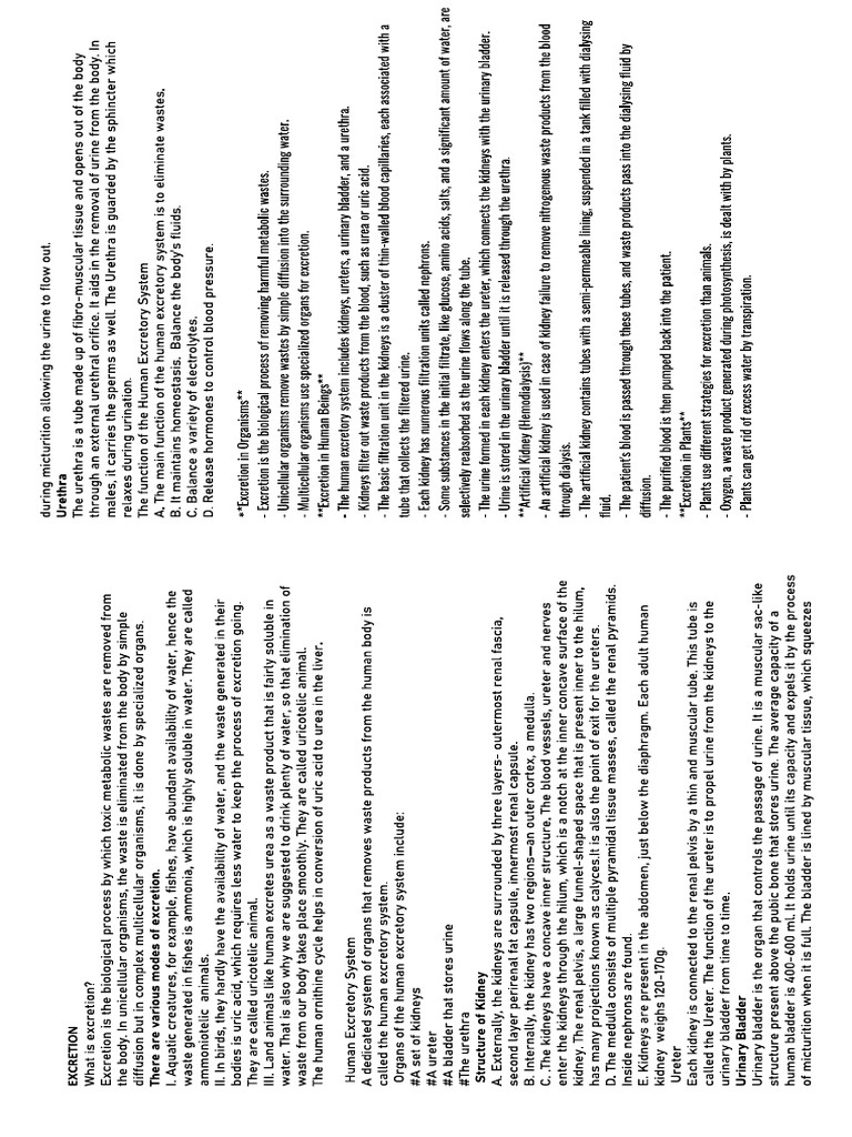 Topic4 Life Processes | PDF