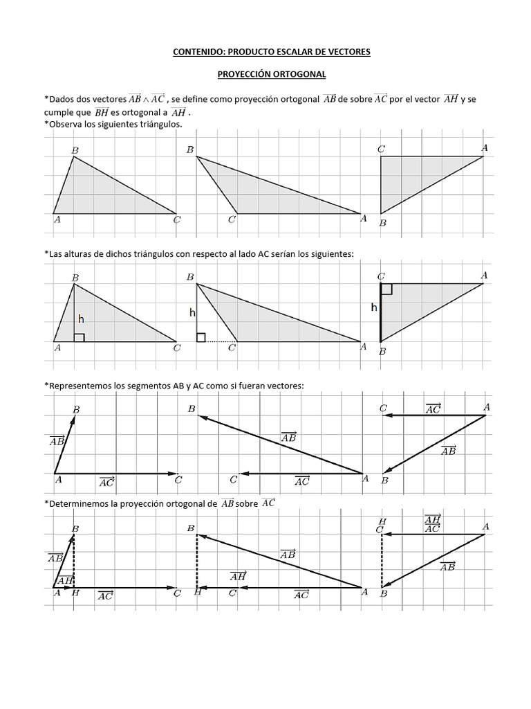 Producto Escalar de Vectores Parte I | PDF | Escalar (Matemáticas ... Producto Escalar de Vectores Parte I | PDF | Escalar (Matemáticas ...