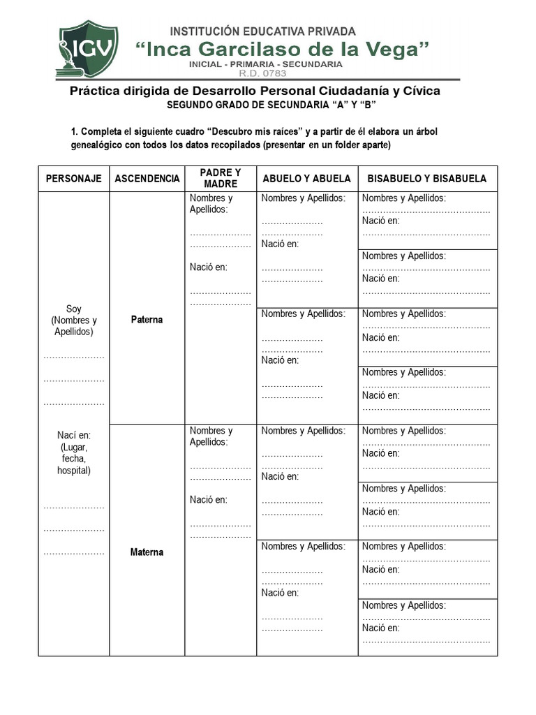 La Identidad Personal y El Autoestima 2do de Secundaria | PDF