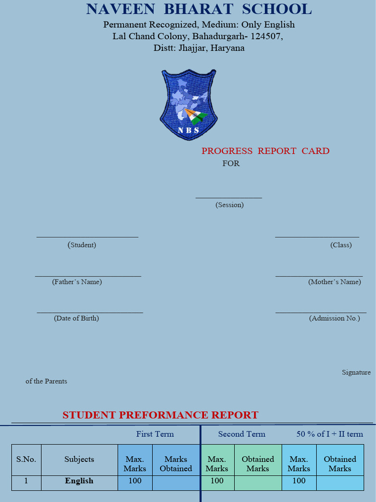 Report Card | PDF