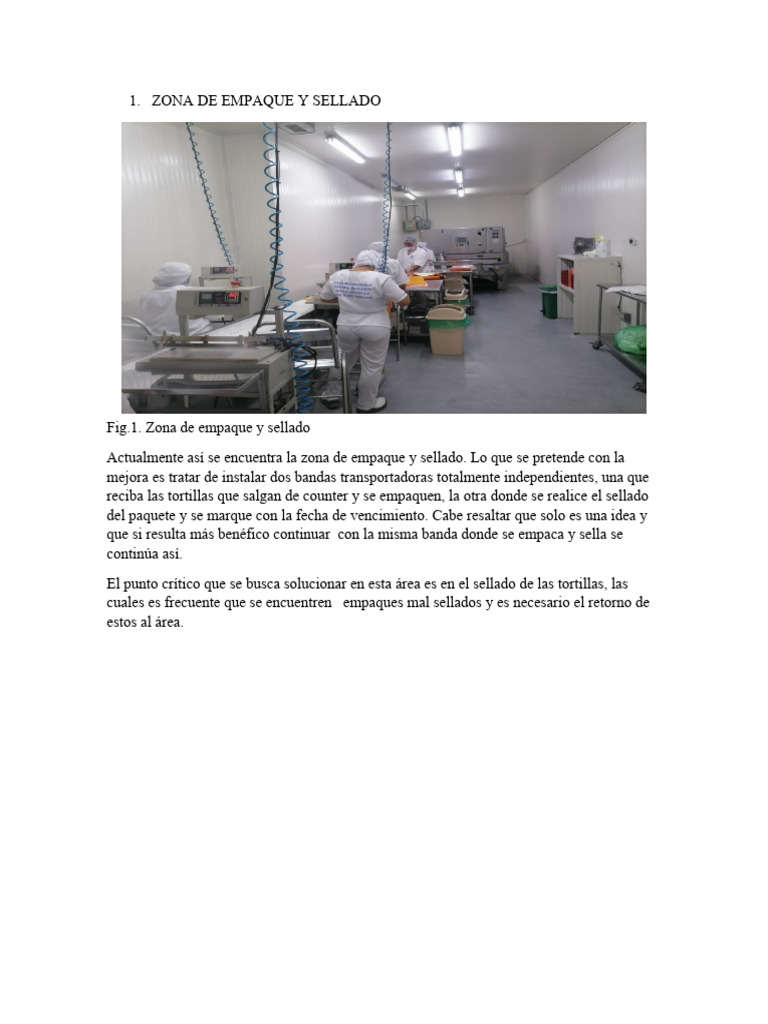 Zona de Empaque y Sellado | PDF