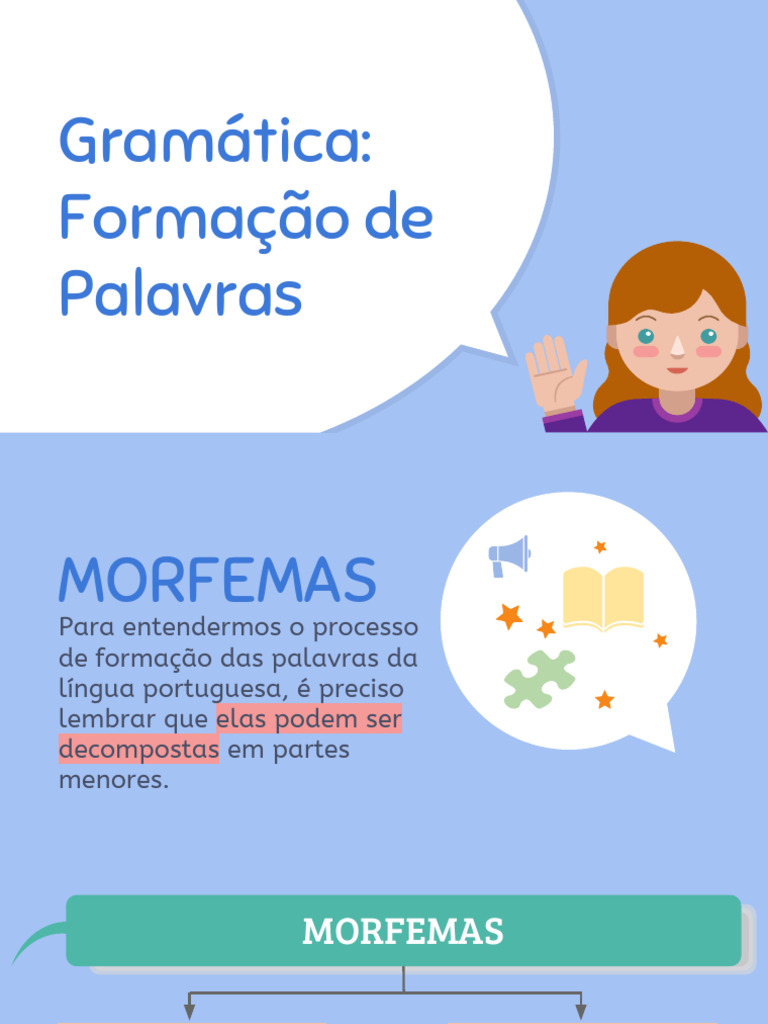 Gramática Formação de Palavras | PDF | Palavra | Tipologia linguística Gramática Formação de Palavras | PDF | Palavra | Tipologia linguística