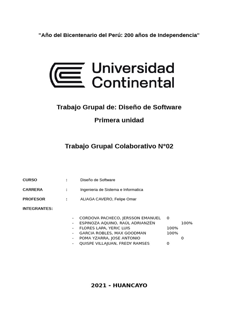Trabajo Grupal 02 | PDF | Informática | Pensamiento sistémico