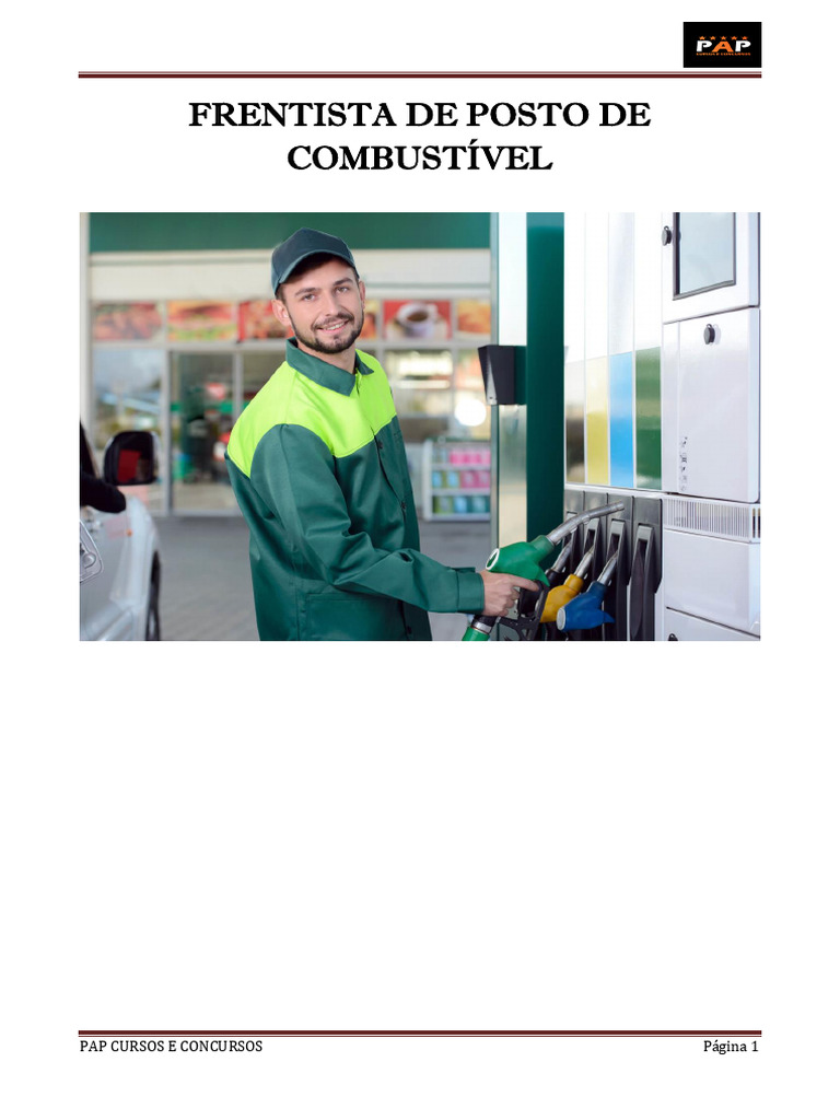 Frentista de Posto de Gasolina | Download grátis PDF | Diesel | Motores