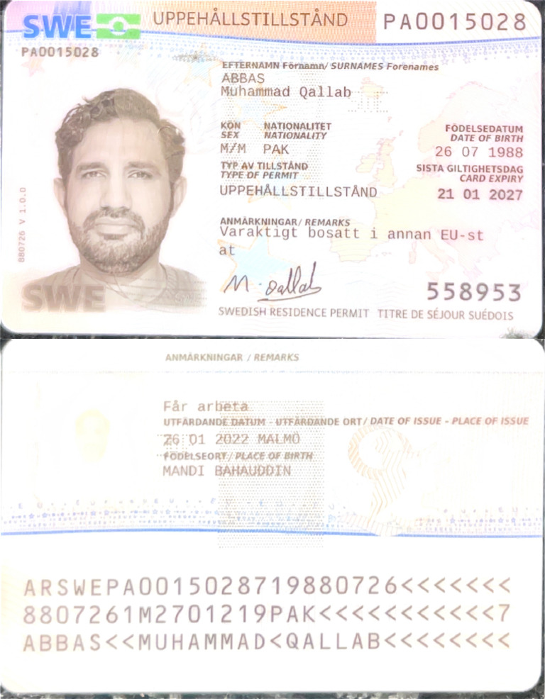 Scanned Document Qalab Id Card | PDF