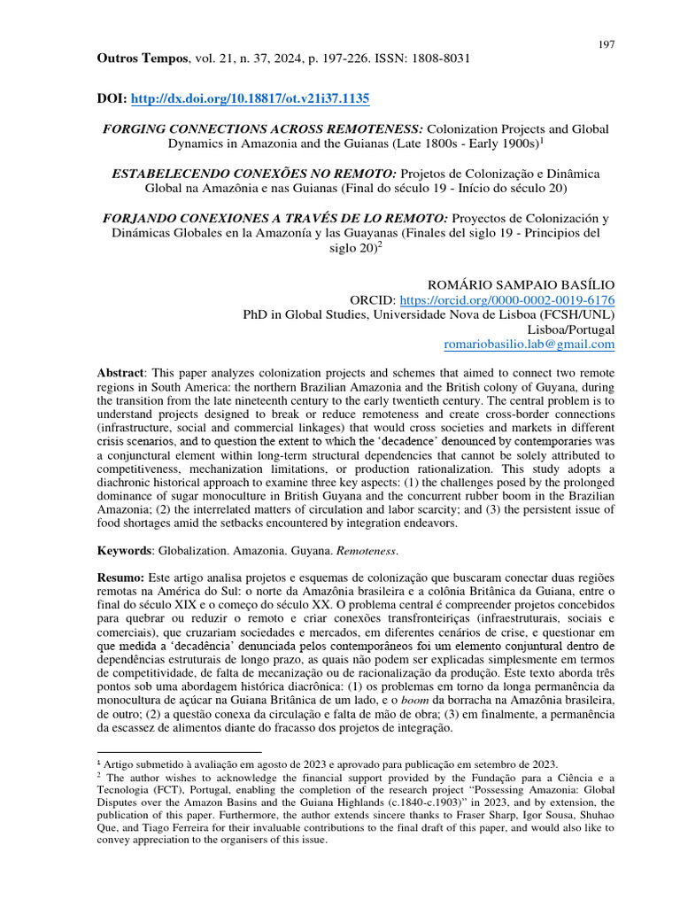 Paper Forging Connections Across Remoten Pdf Brazil 3428