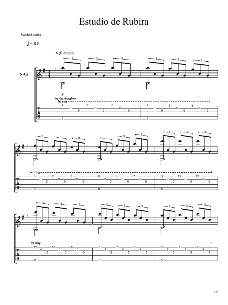 Estudio de Rubira | PDF | Pitch (Music)