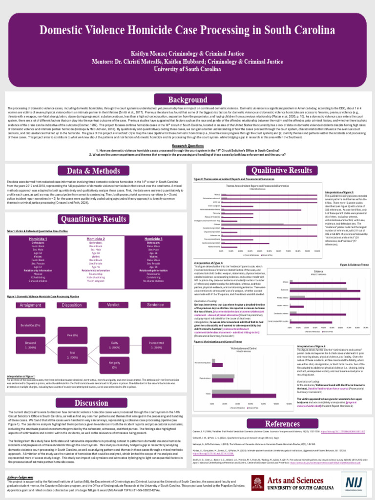 Menze - DV Homicide Case Processing - Discover Usc Poster | PDF ...
