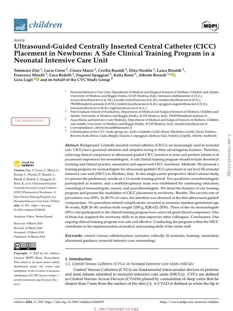 Ultrasound Guided Centrally Inserted Central Catheter CICC Placement ...