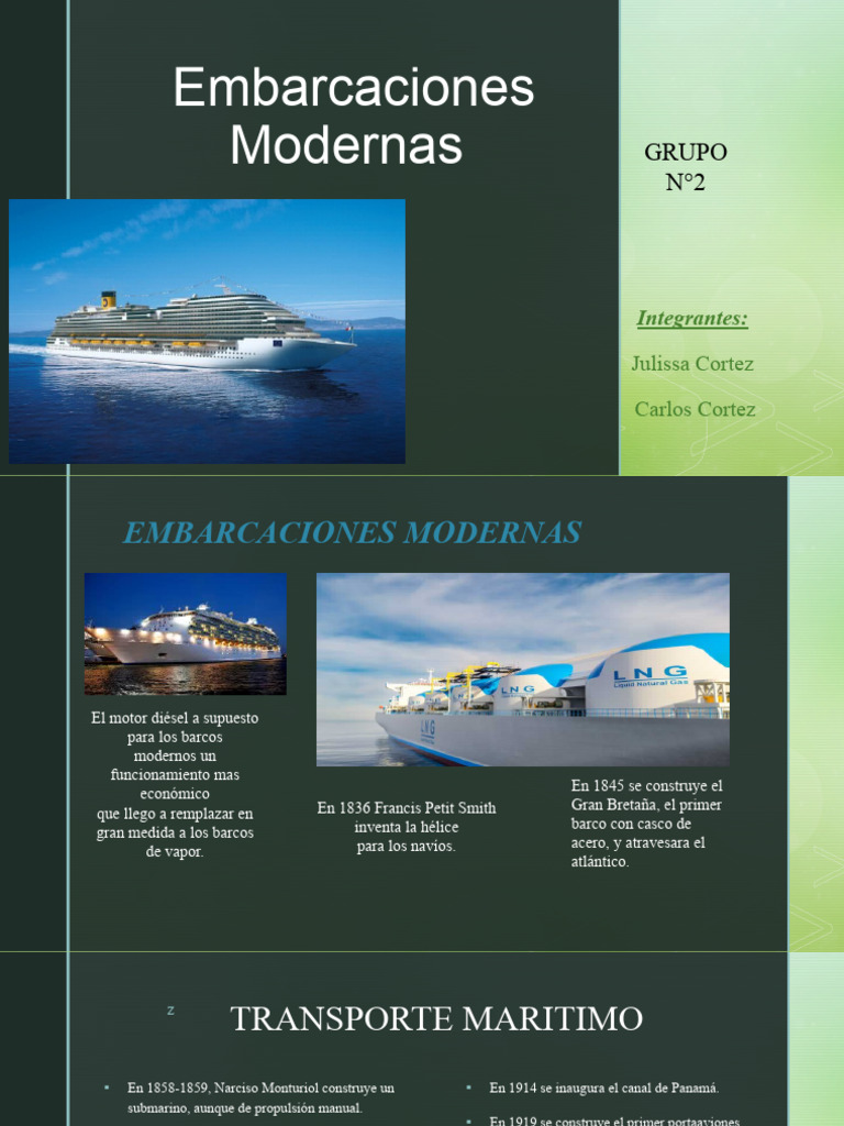 Embarcaciones Modernas | PDF | Buques | Submarinos