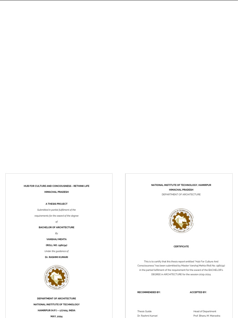 Thesis Report Sample 1 Mid Sem | PDF | Sustainability | Tourism