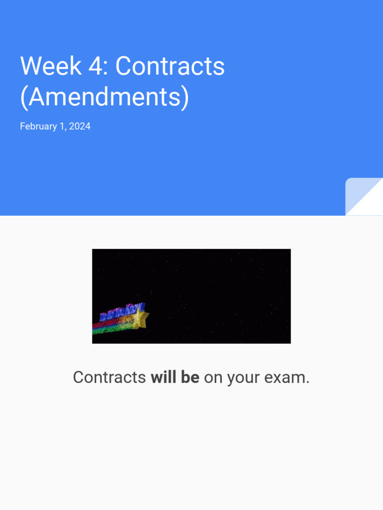 Understanding TOS Amendments and Contracts | PDF | Terms Of Service ...